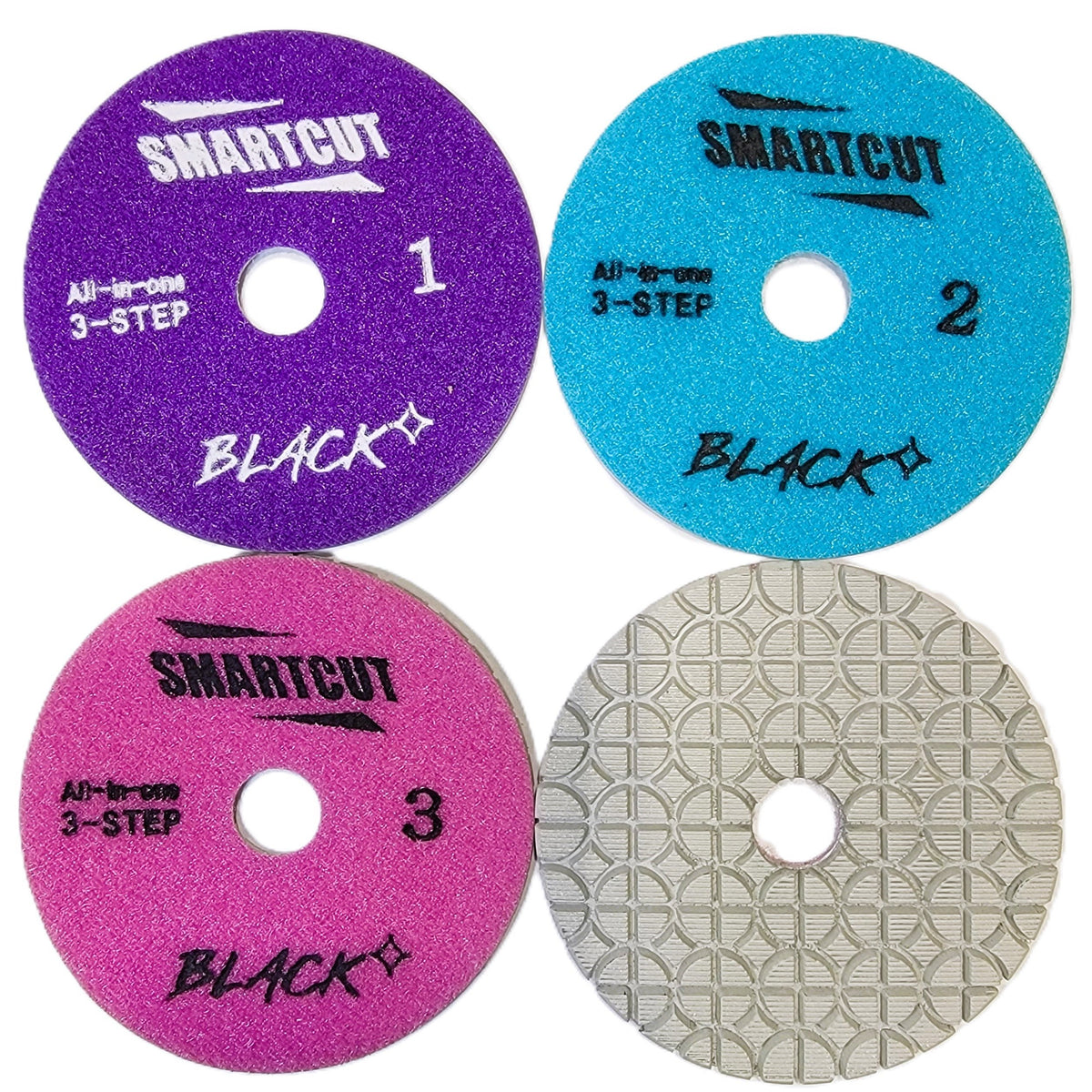 4" BLACK DIAMOND GRANITE POLISHING PAD – SMARTCUT PROFESSIONAL TOOL, LLC