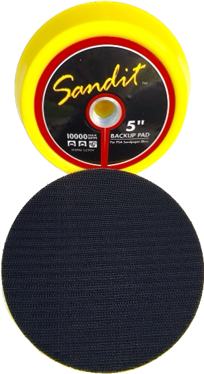 5″ SANDIT® BACK UP PAD VELCRO – SMARTCUT PROFESSIONAL TOOL, LLC