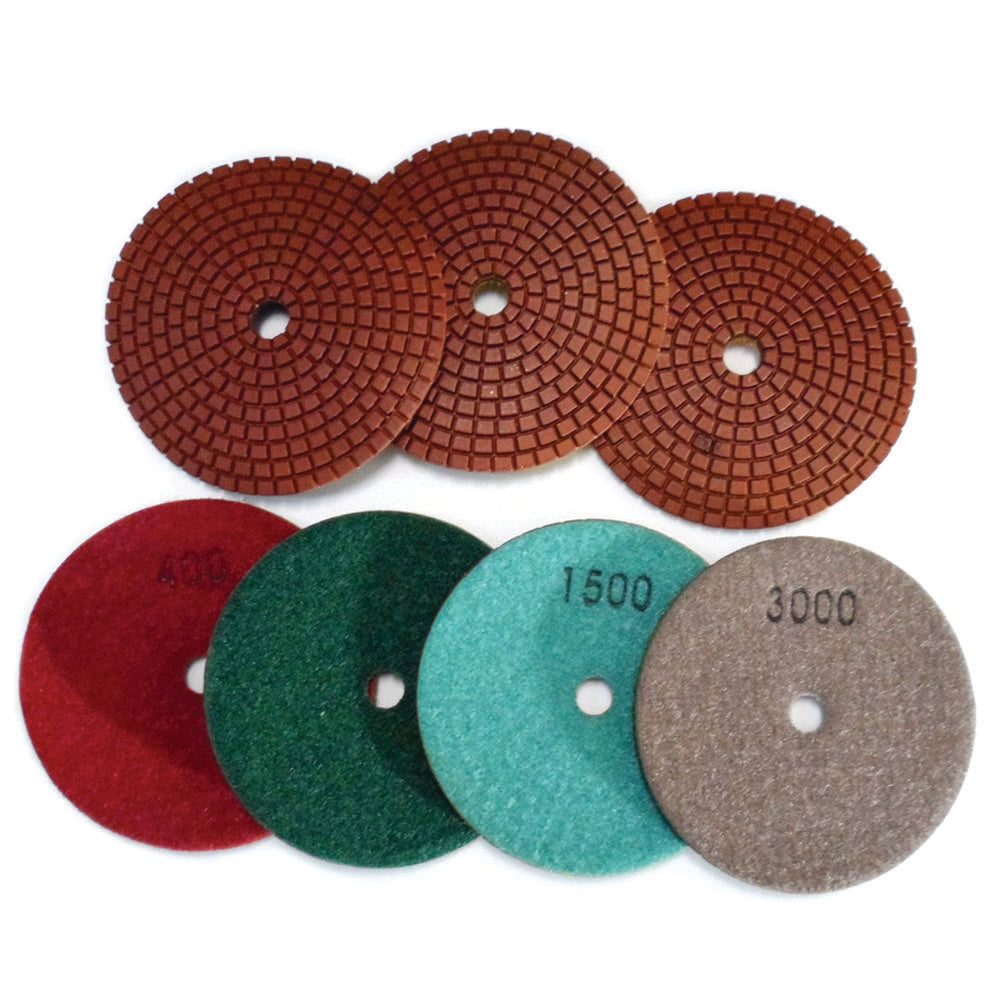 4" Metal Resin Wet Polishing Pads 3.0MM – SMARTCUT PROFESSIONAL TOOL, LLC